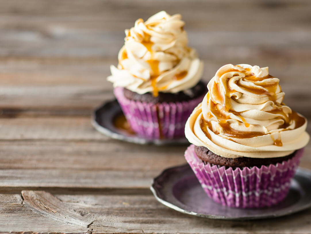 Caramel Cupcake Recipe | Bake with Stork