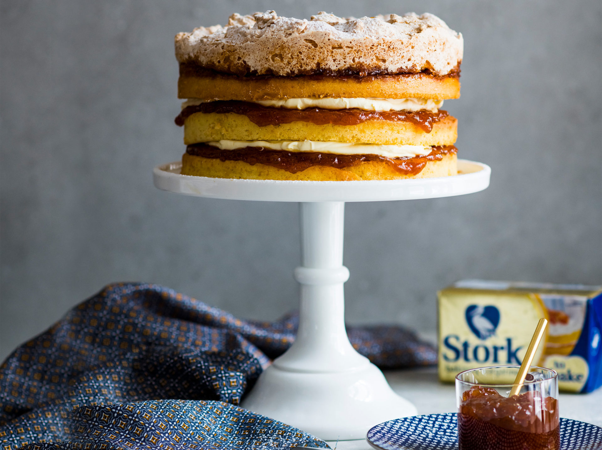 Hertzoggie Cake Recipe | Bake with Stork