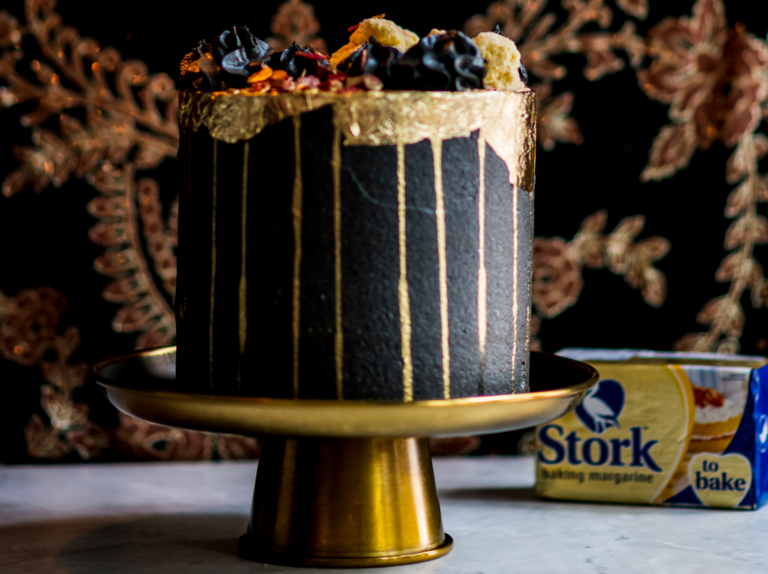 Double Fudge Burfee Cake Recipe | Bake with Stork